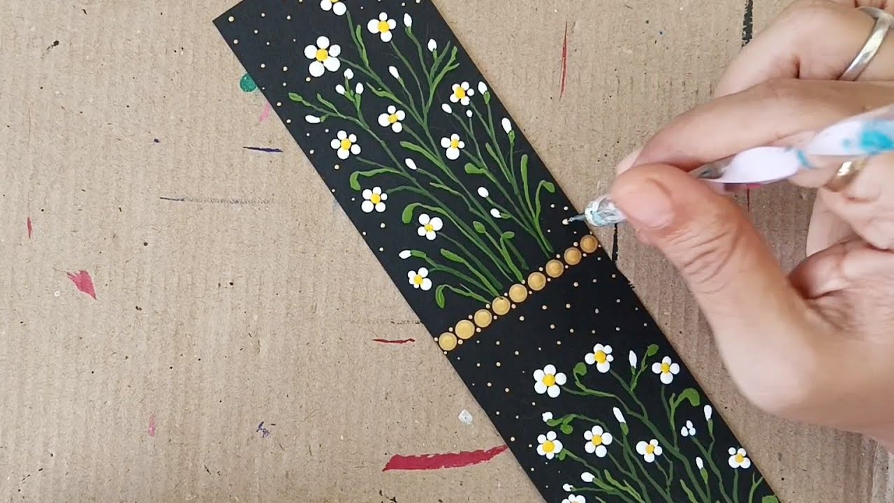 Easy Bookmark Ideas With Black Paper | Black Paper वापरून Bookmarks ...