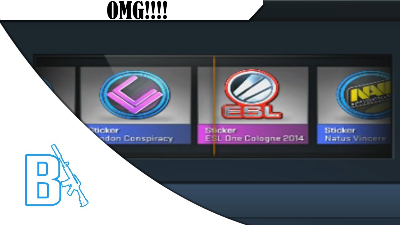 ESL ONE COLOGNE 2014 STICKER OPENING #2 - PROFIT!!!!!!! - YouTube