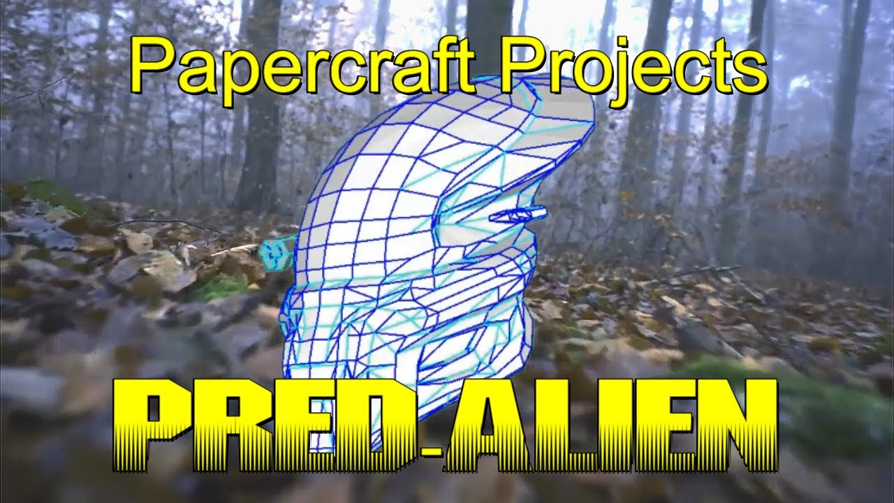 Predator-Alien Hybrid - Papercraft Projects - YouTube