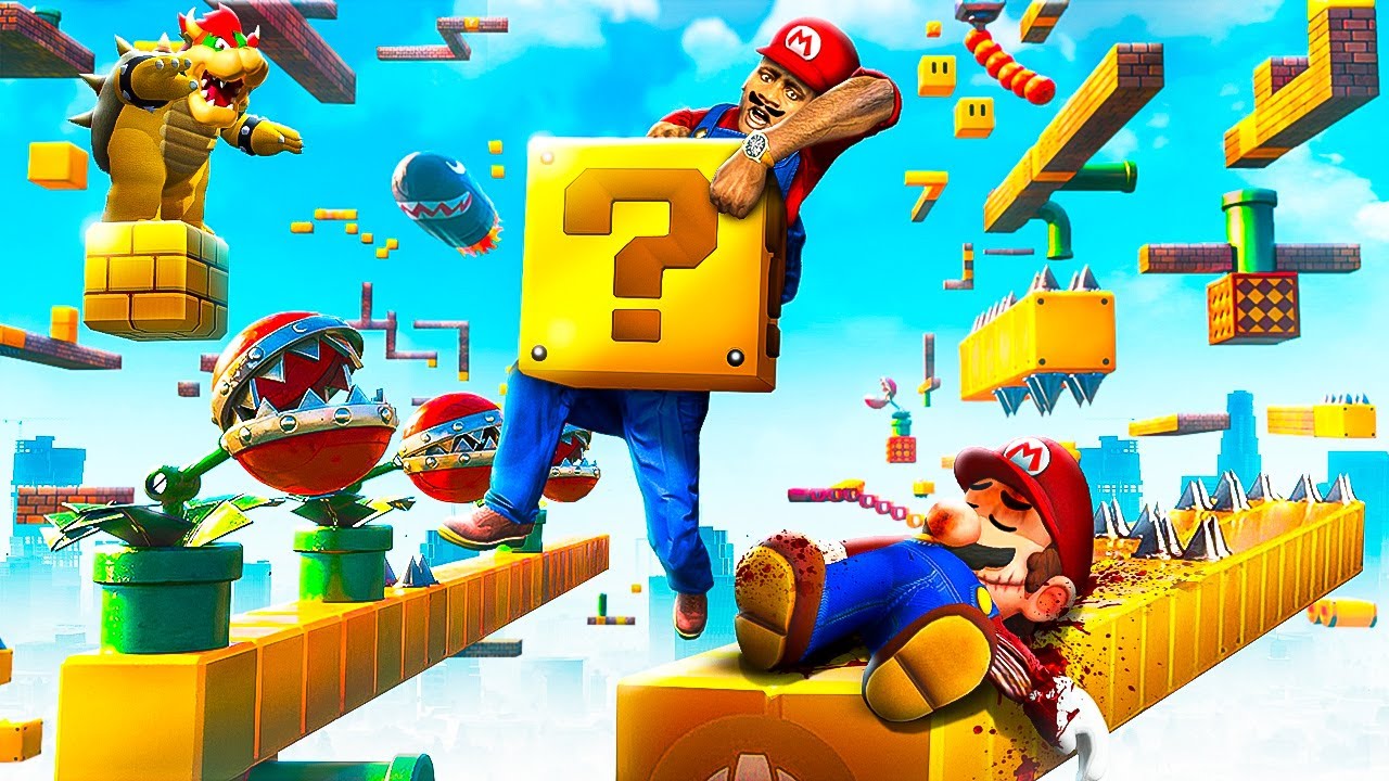 Can FRANKLIN Save SUPER MARIO In GTA 5? - YouTube