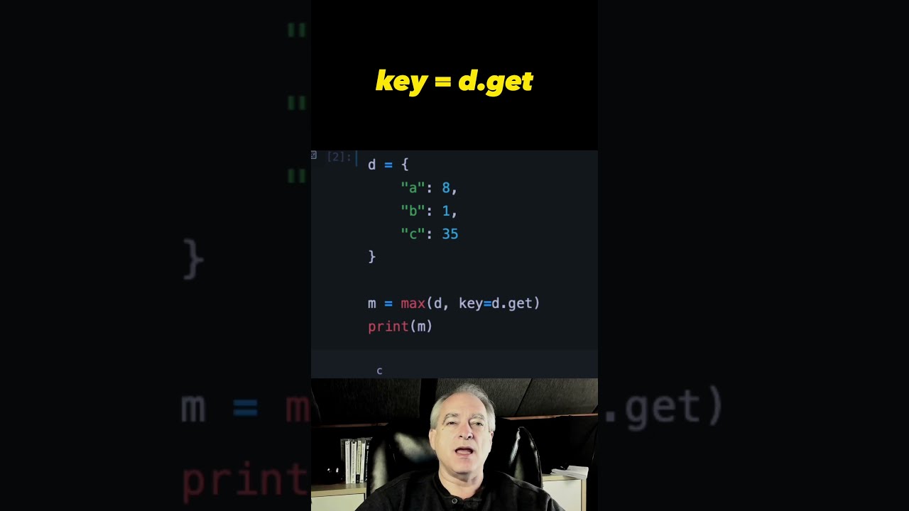 1 Liner To Get Dictionary Key With MAXIMUM Value In Python shorts 1 Liner To Get Dictionary Key With MAXIMUM Value In Python shorts