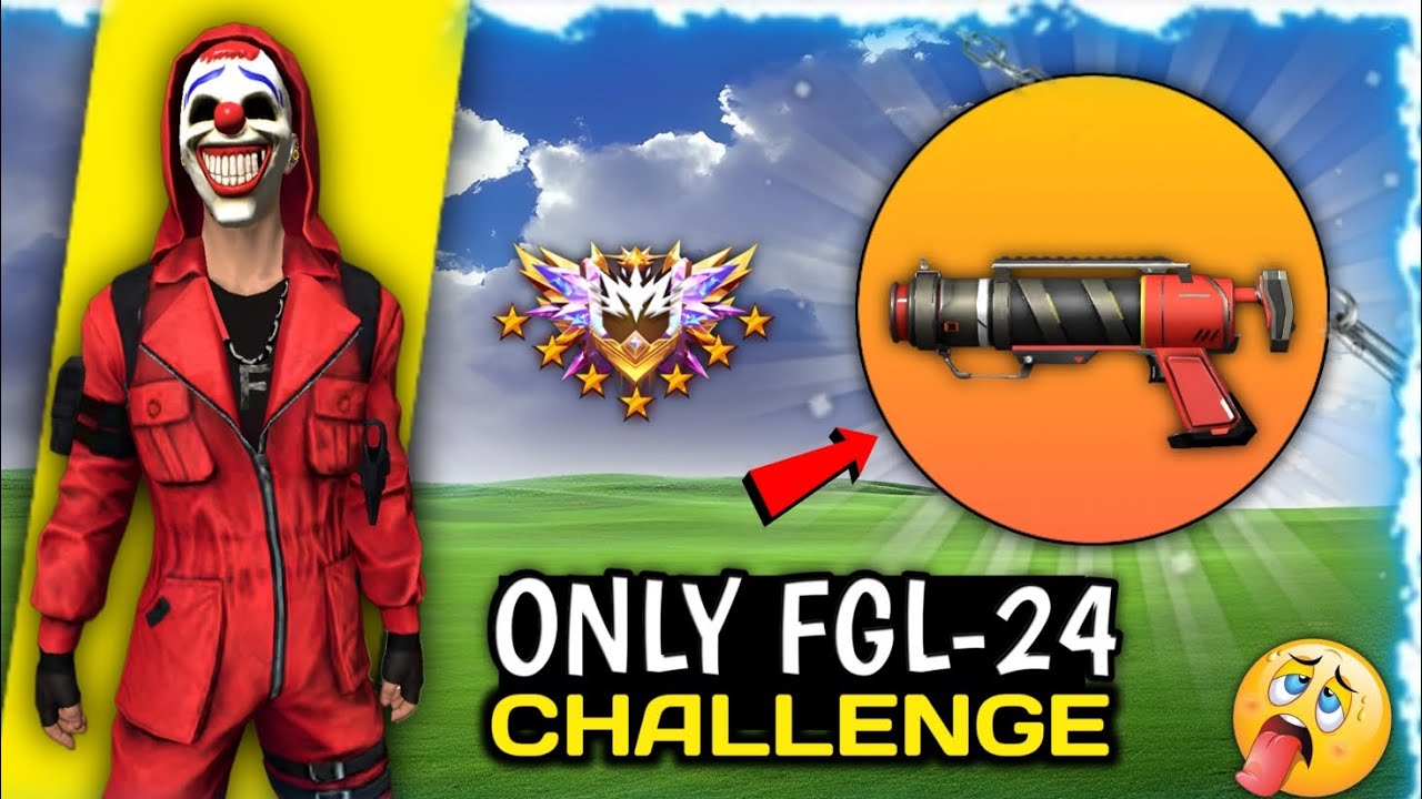 FGL - 24 GUN CHALLENGE 🔥 IN FREEFIRE || DIPAK23 GAMER - YouTube