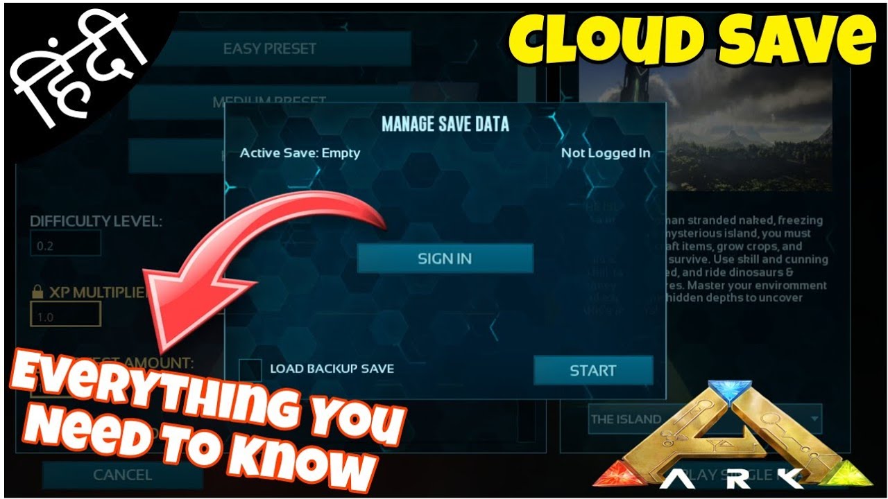 " How To Use Cloud Save In ARK Ultimate Mobile Edition " | [ Complete ...