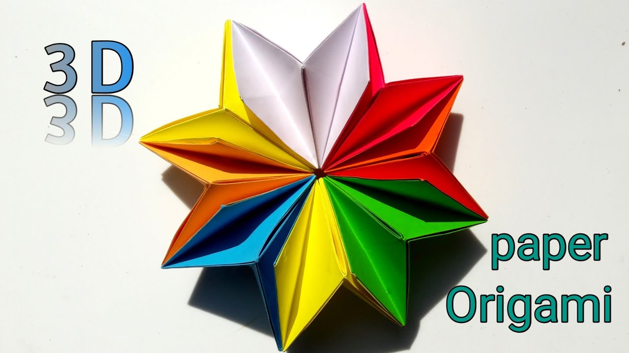 3d paper origami//easy to make - YouTube