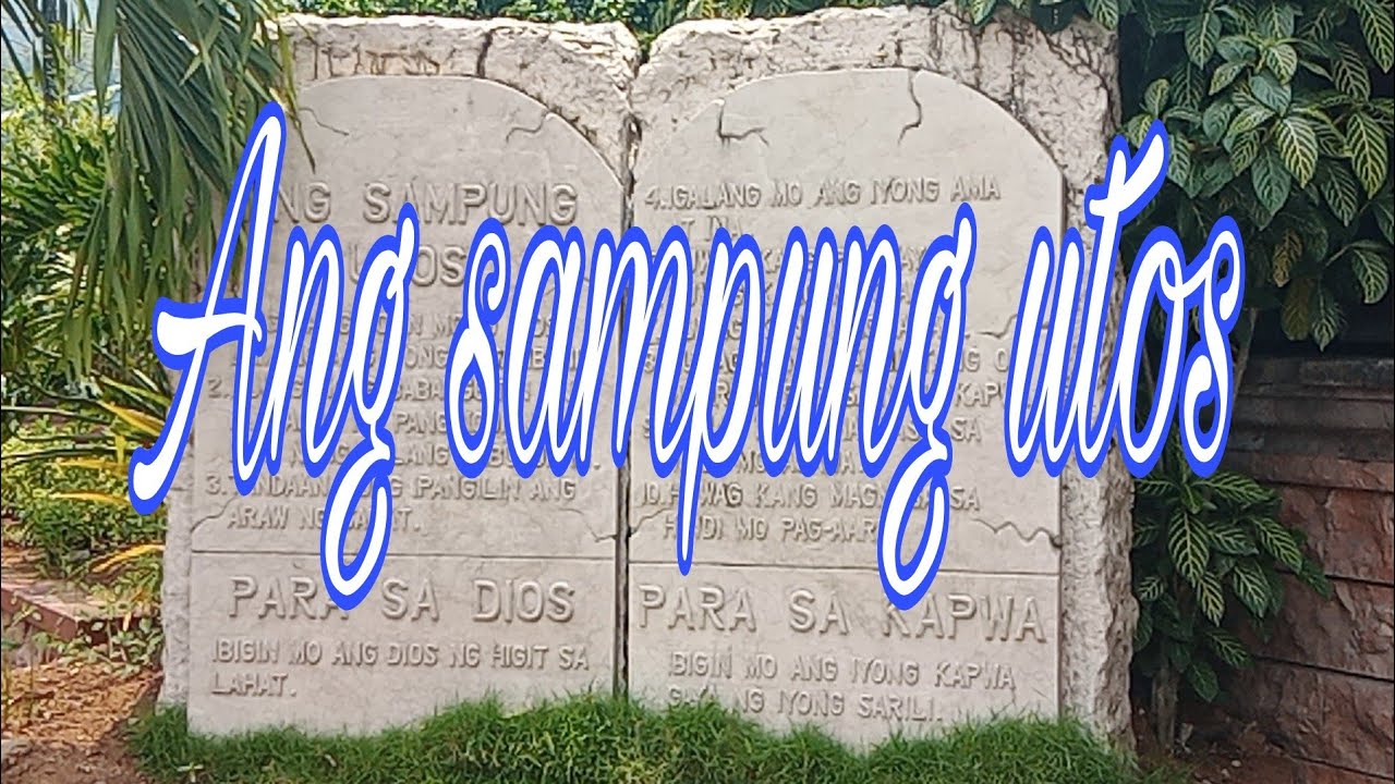 Ten commandments Tagalog version - YouTube