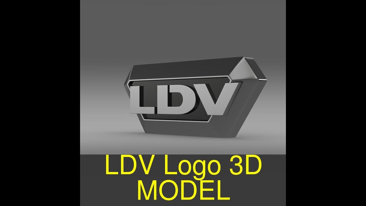 3D Model of LDV Logo Review - YouTube