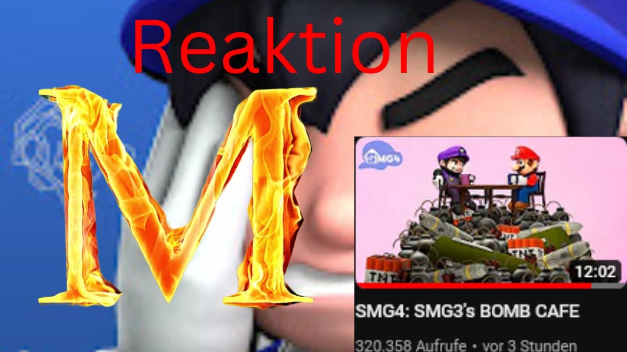 Ich reagiere auf SMG3's BOMB CAFE von @SMG4 - YouTube
