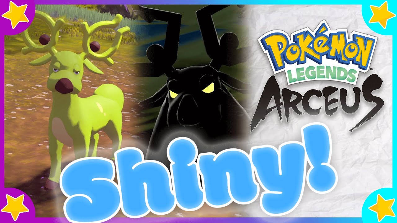 Random Shiny Stantler + Wyrdeer Evolution in Legends Arceus! | PLA ...