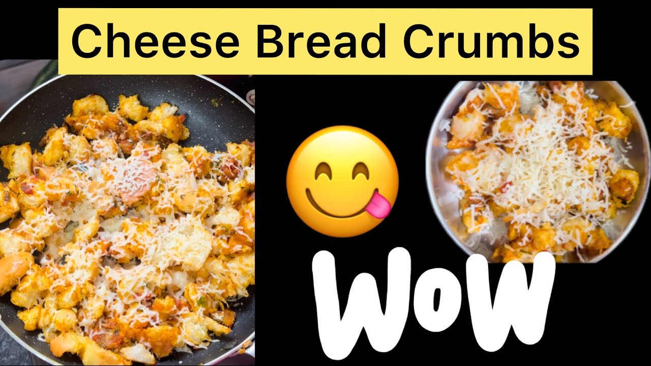 How to make cheese bread crumbs - YouTube