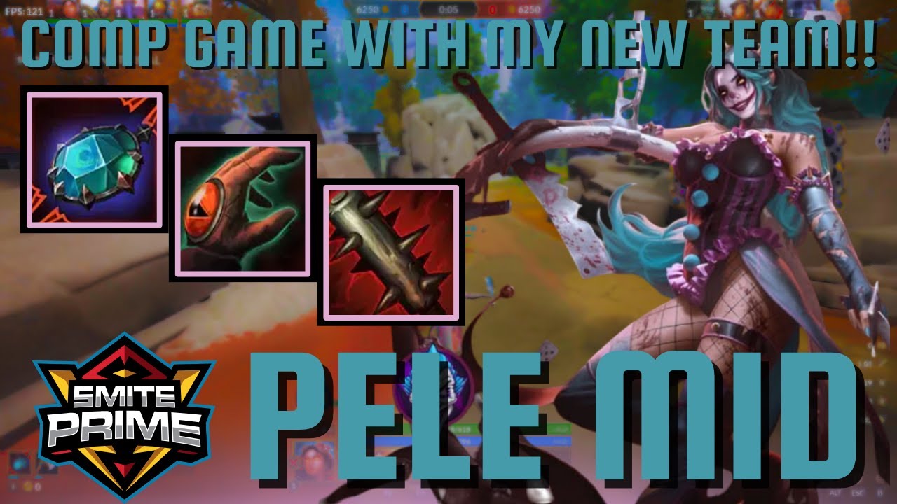 COMP GAME WITH MY NEW TEAM - Pele Mid Smite 2 Tourney - YouTube