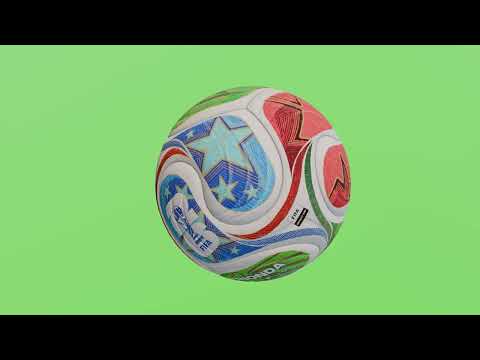 FIFA World Cup Football Spin ⚽ | Green Screen Soccer Ball VFX Loop HD