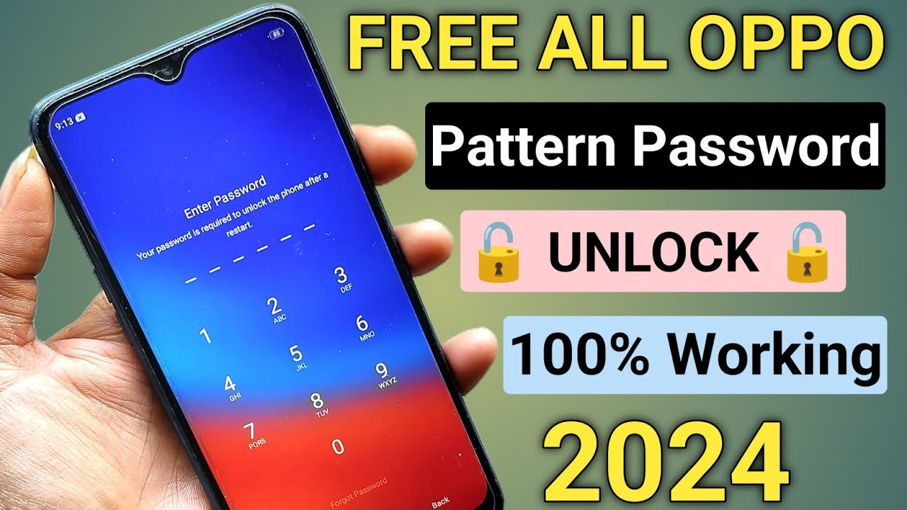 2024 FREE :- All Oppo Unlock Pin Password How To Fix Forgot Lockscreen ...