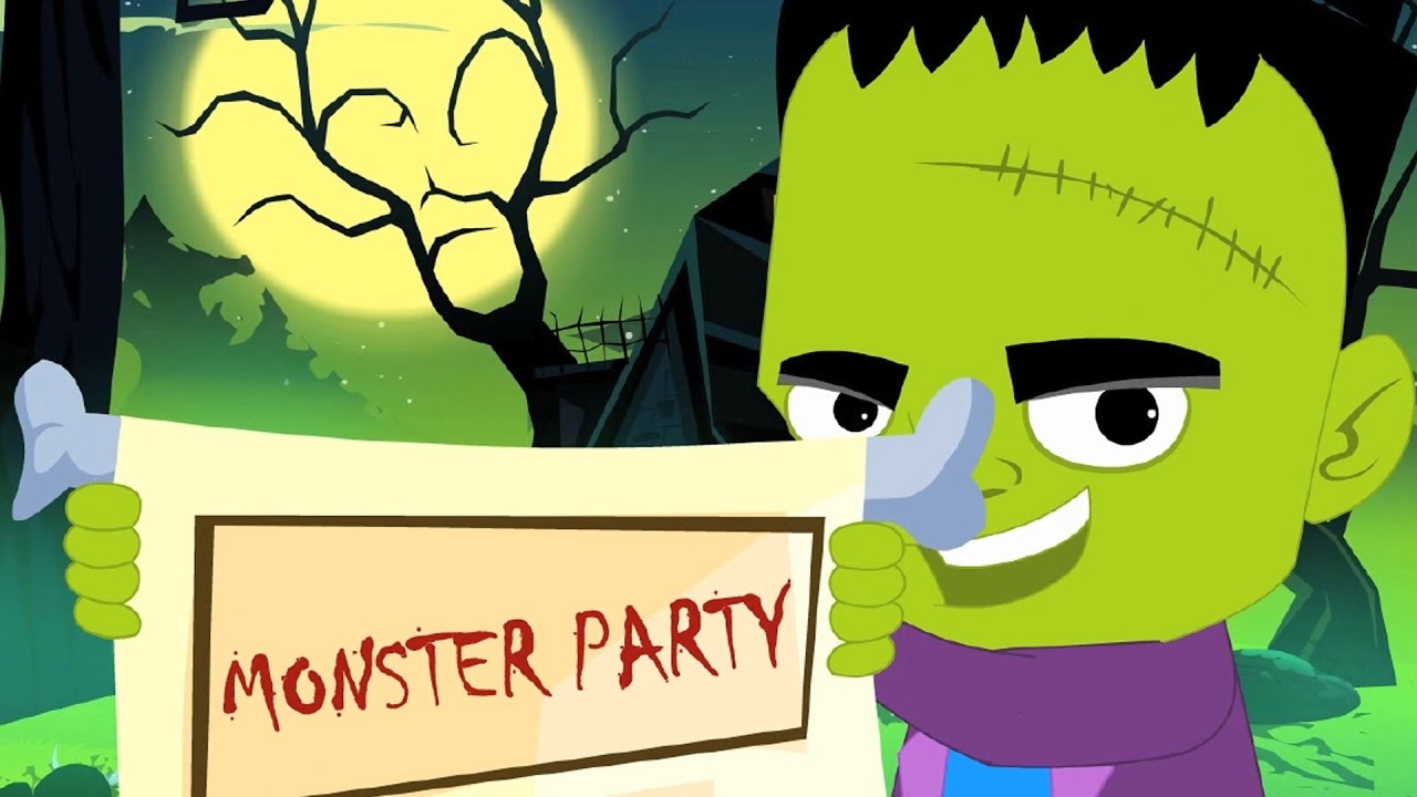monster party | original song | nursery rhymes | kids songs | scary ...