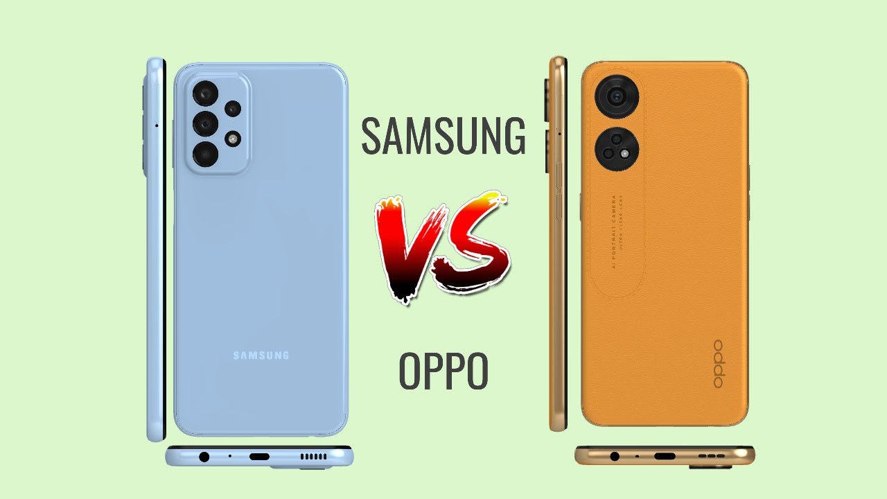 Samsung Galaxy A23 vs Oppo Reno8 T Mobile Comparison - YouTube
