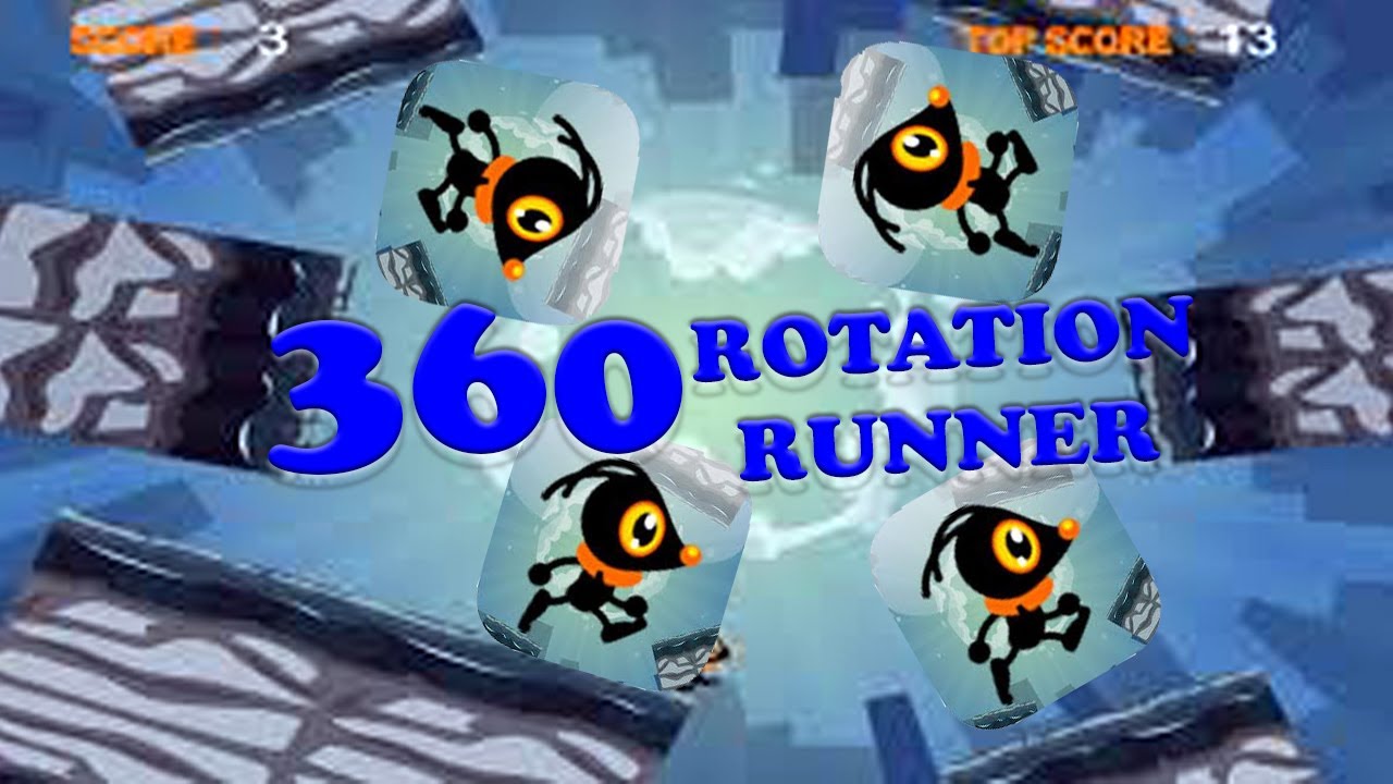 360 Degrees Rotation World Runner - YouTube