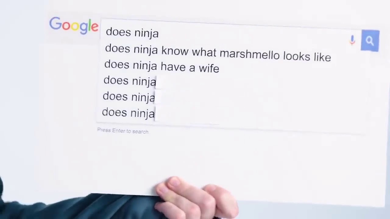 Ninja Answers Google Questions memed - YouTube