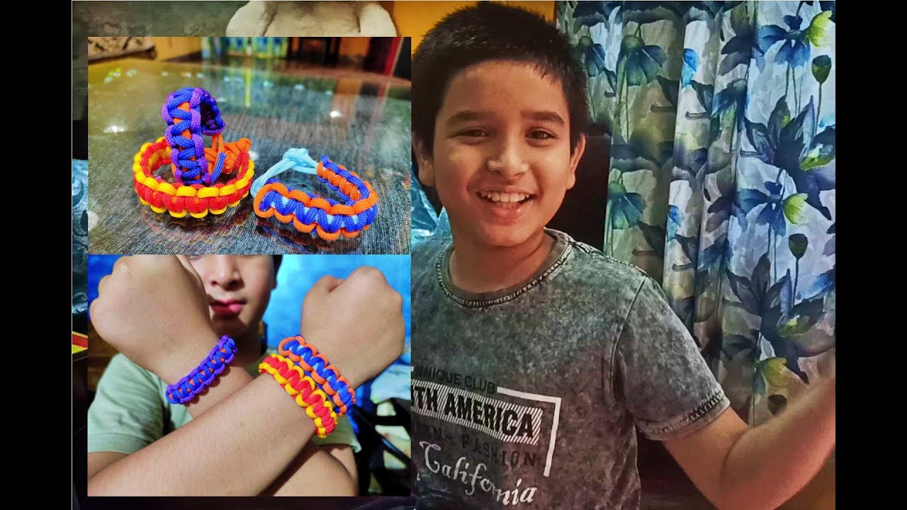 How to make boys bracelet || Easy Cobra Knot bracelet || Bracelets for ...