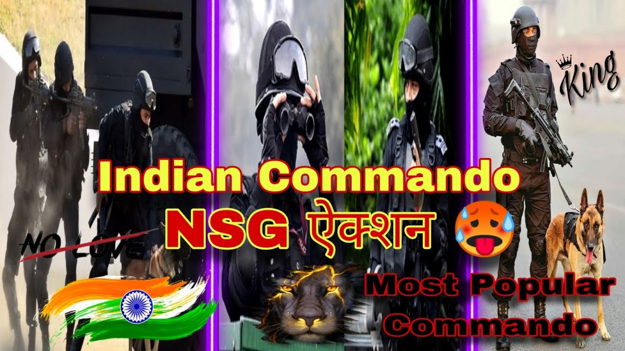 Indian Commando ⚔️ ||NSG ऐक्शन 🥵 ||Most Popluer Commando 💪😈 || - YouTube