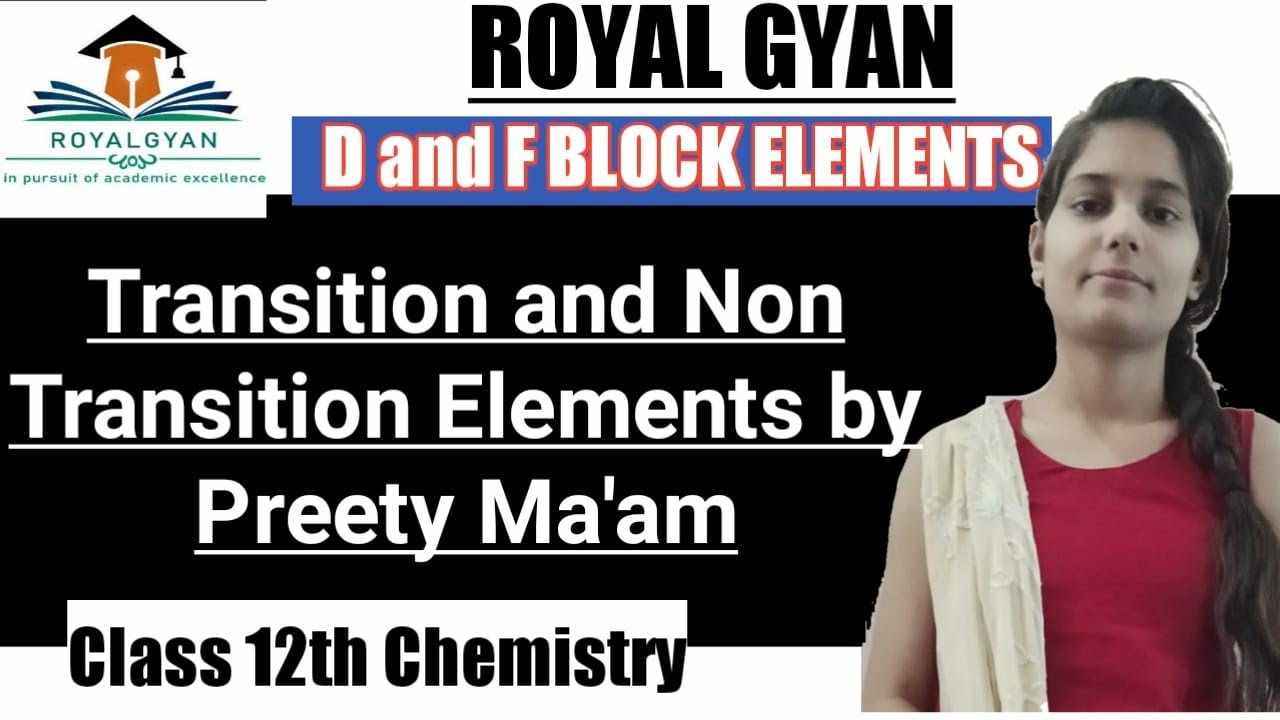 Transition and non Transition element - YouTube