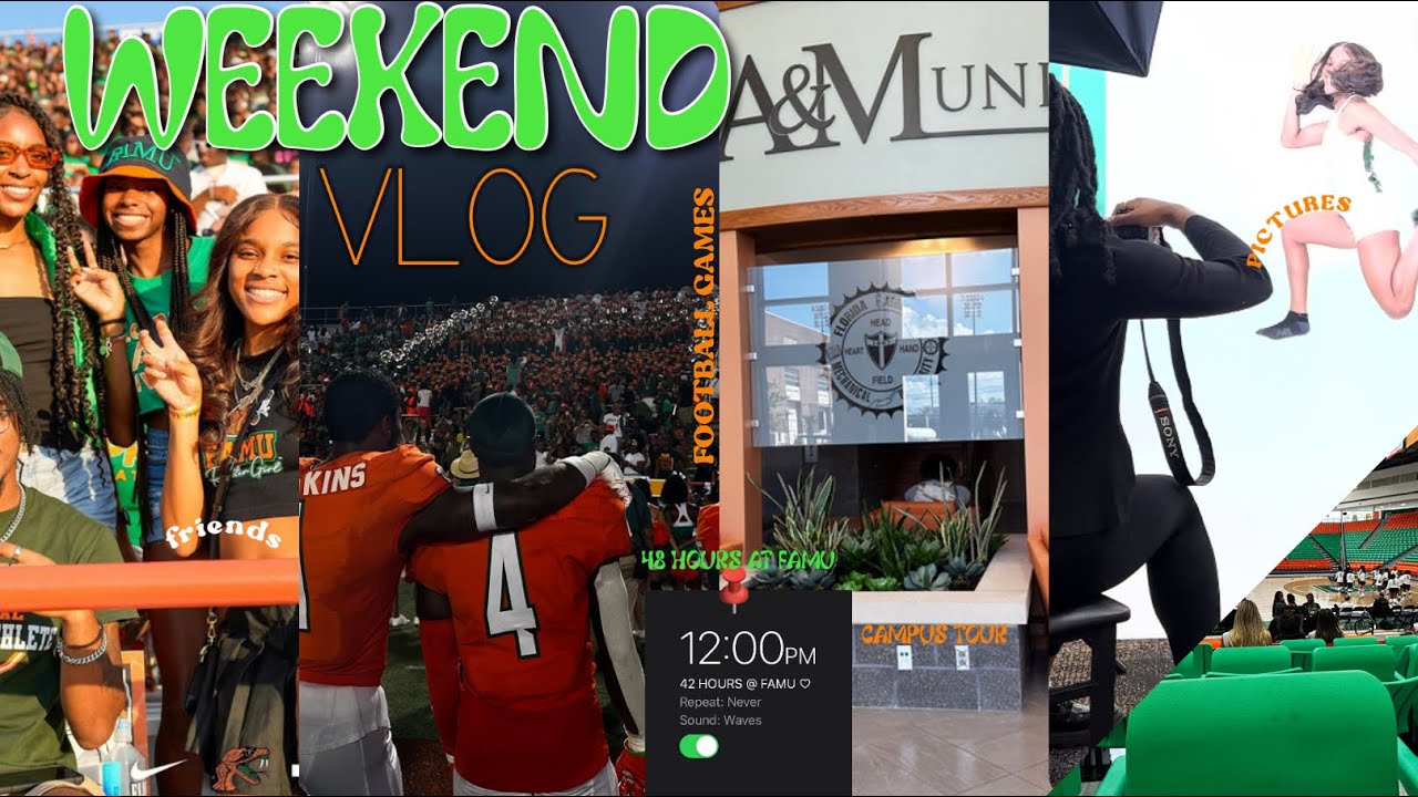 WEEKEND VLOG: 48 Hours @ FAMU | First official visit, Campus Tour ...