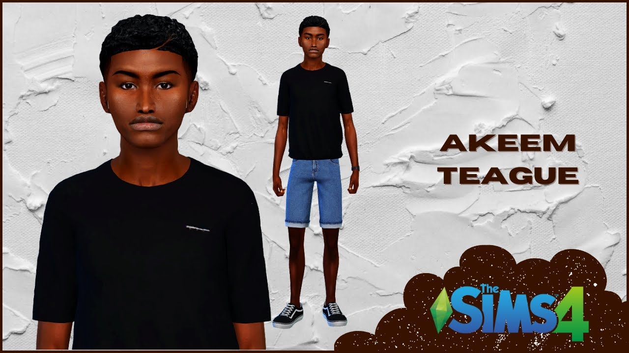 Akeem Teague | CC Folder and Sim Download || SIMS 4 - YouTube