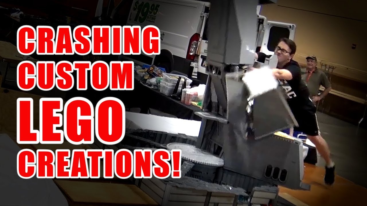 Top 8 Custom LEGO Display Crashes - YouTube