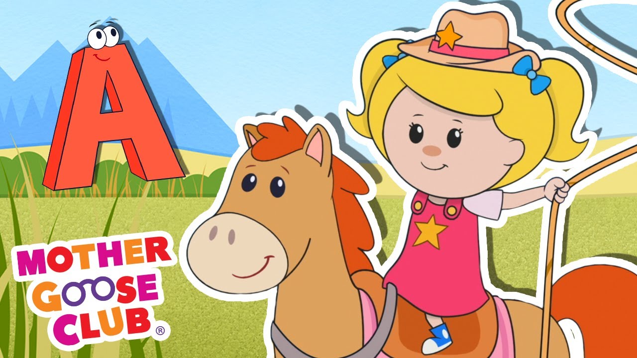 Alphabet Roundup + More | Mother Goose Club Cartoons - YouTube