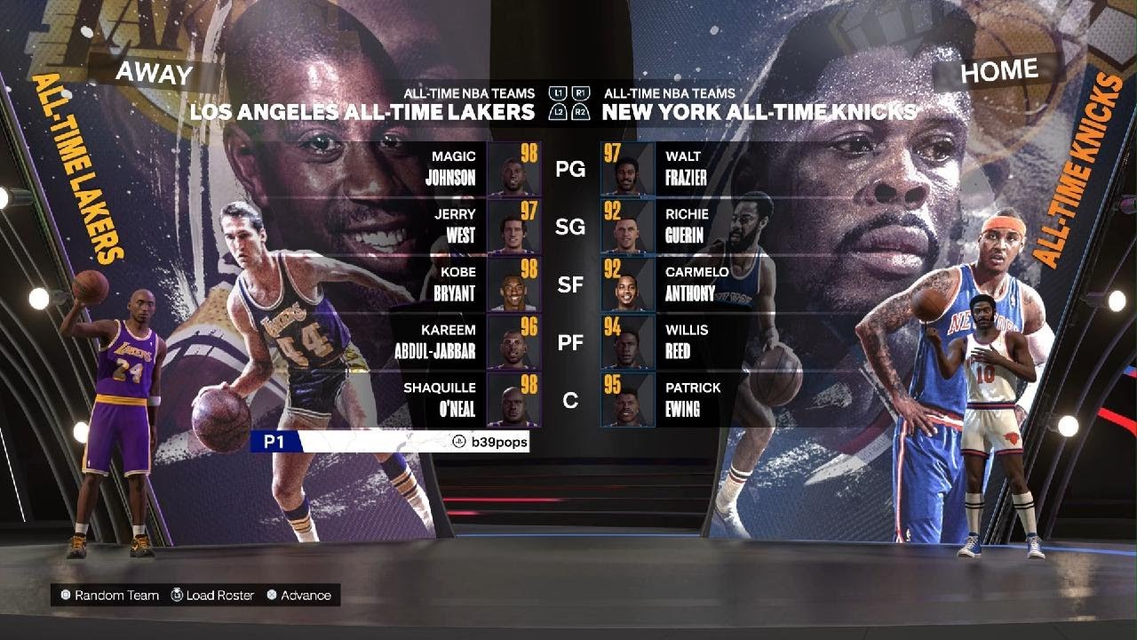 NBA 2K24 Lakers v Knicks - YouTube