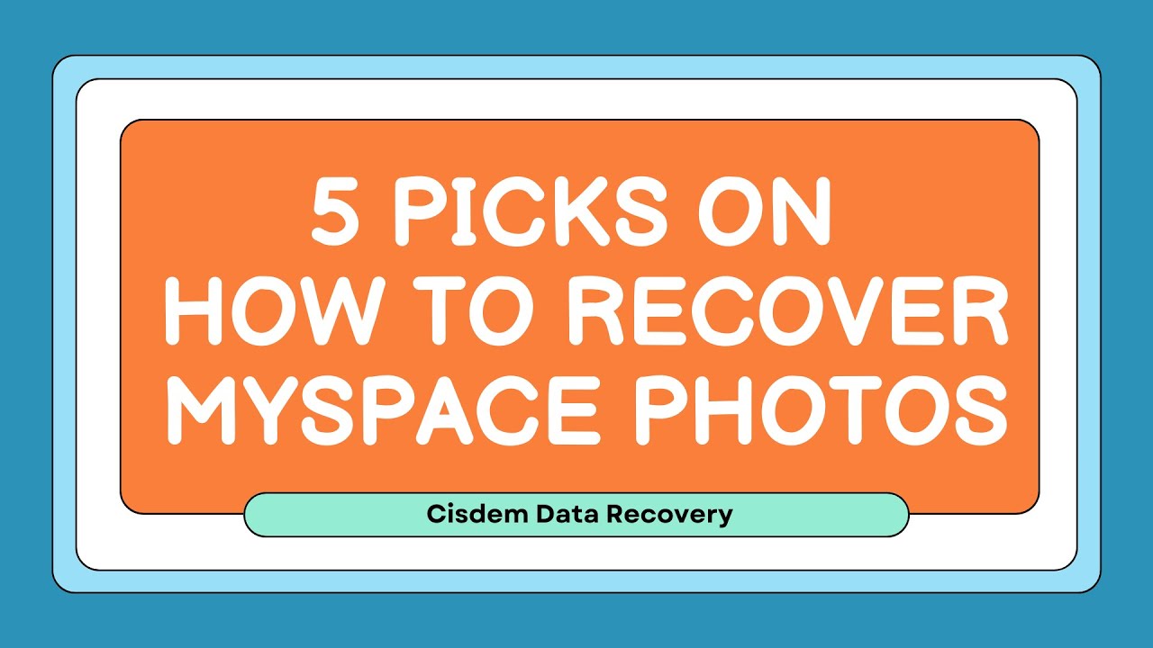 5 Picks on How to Recover MySpace Photos Handily - YouTube