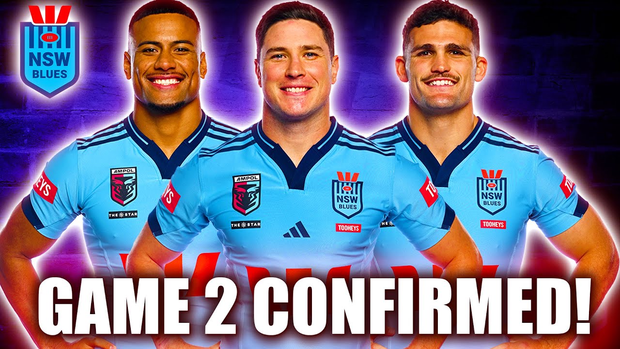 State of Origin | Official 2025 New South Wales Blues Game 2 Line-Up ...