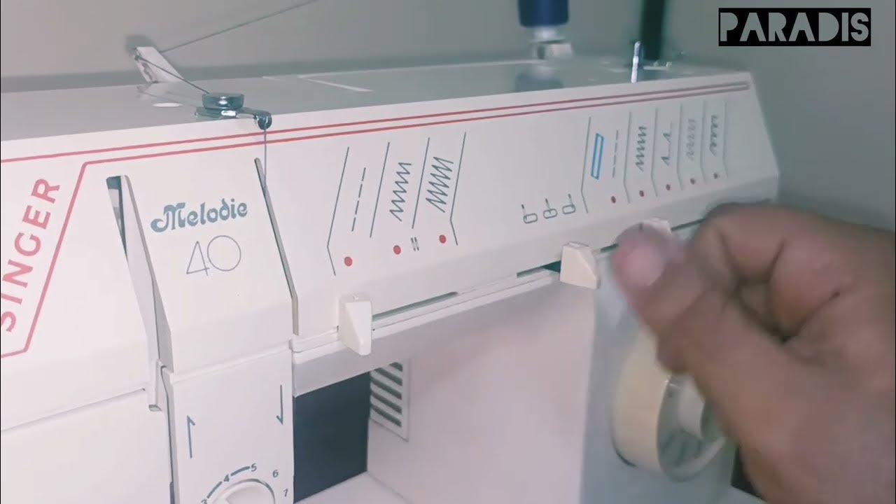 machine à coudre singer melodie 40 - YouTube