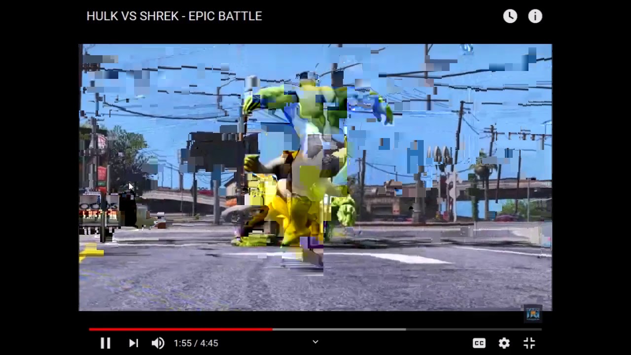 hulk vs shrek battle royale - YouTube