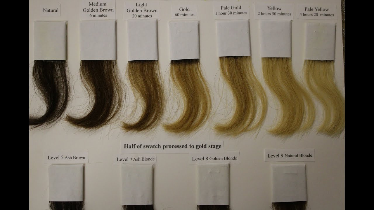 How to Make Your own Hair Swatches - YouTube