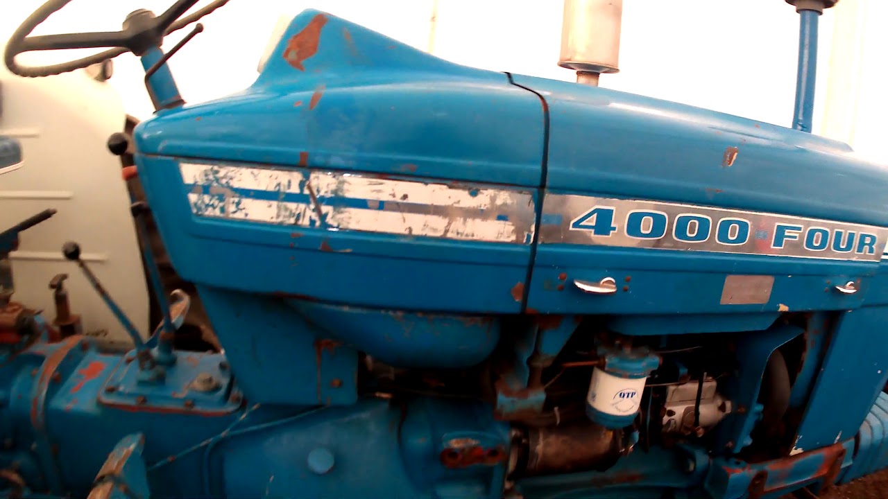 1968 Ford County 4000 Four 3.3 Litre 3-Cyl Diesel Tractor (62 HP) - YouTube