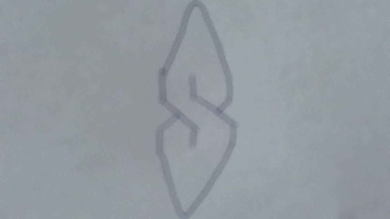 how to draw a cool S :) - YouTube