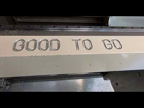 CNC Router Writing on Extrusion!!!! - P104 4 Axis Router - YouTube