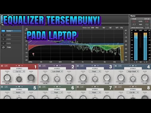 EQUALIZER LAPTOP tersembunyi cara aktif setting - YouTube
