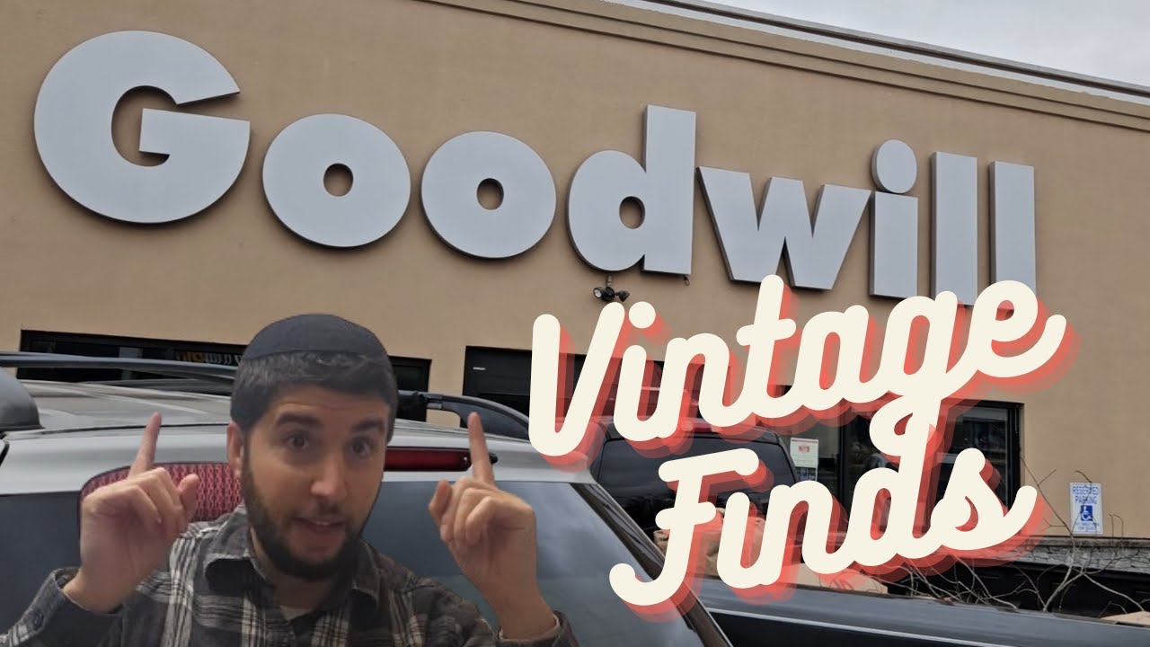 Cool RARE VINTAGE finds at this GOODWILL - YouTube