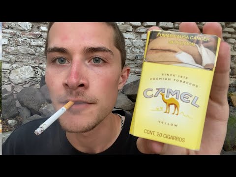 Smoking a Camel Yellow Cigarette - Review