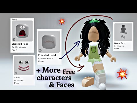 HURRY!! Get New FREE Characters and faces Before They become With Robux ...