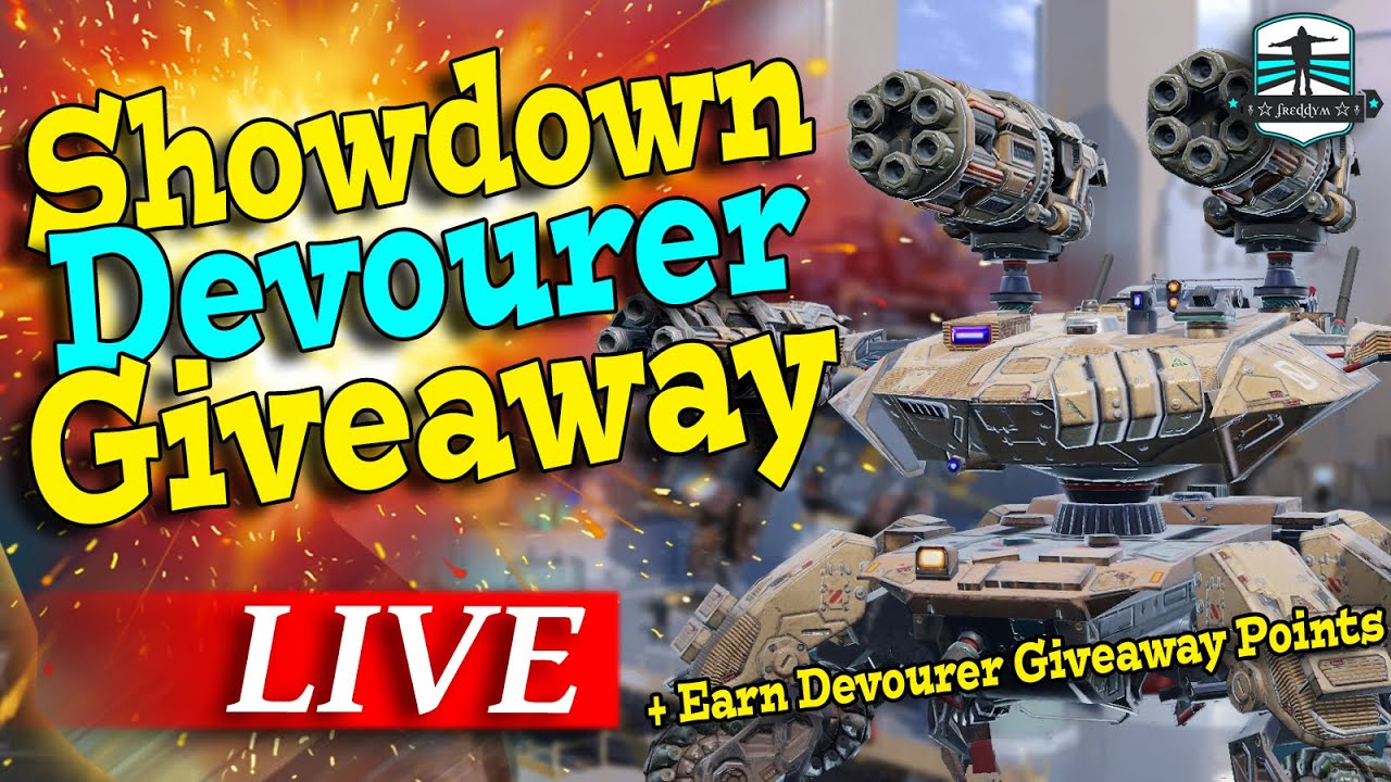 War Robots Giveaway Showdown Devourer - YouTube