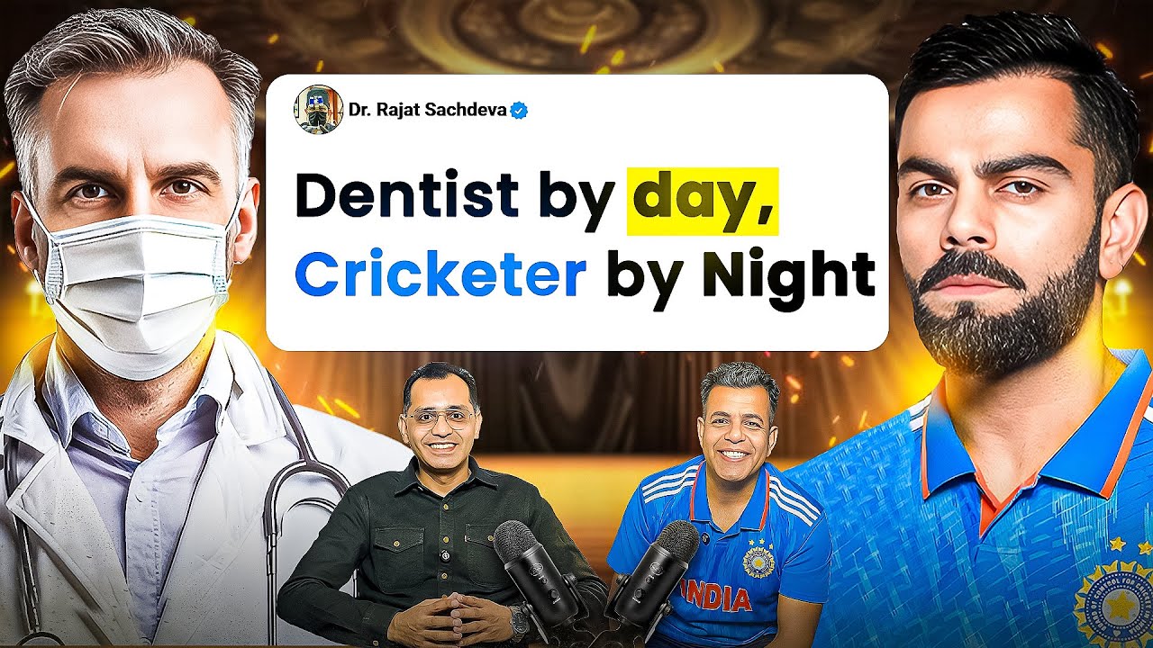 Dentist who became Cricketer at the age of 40 || Podcast related to ...