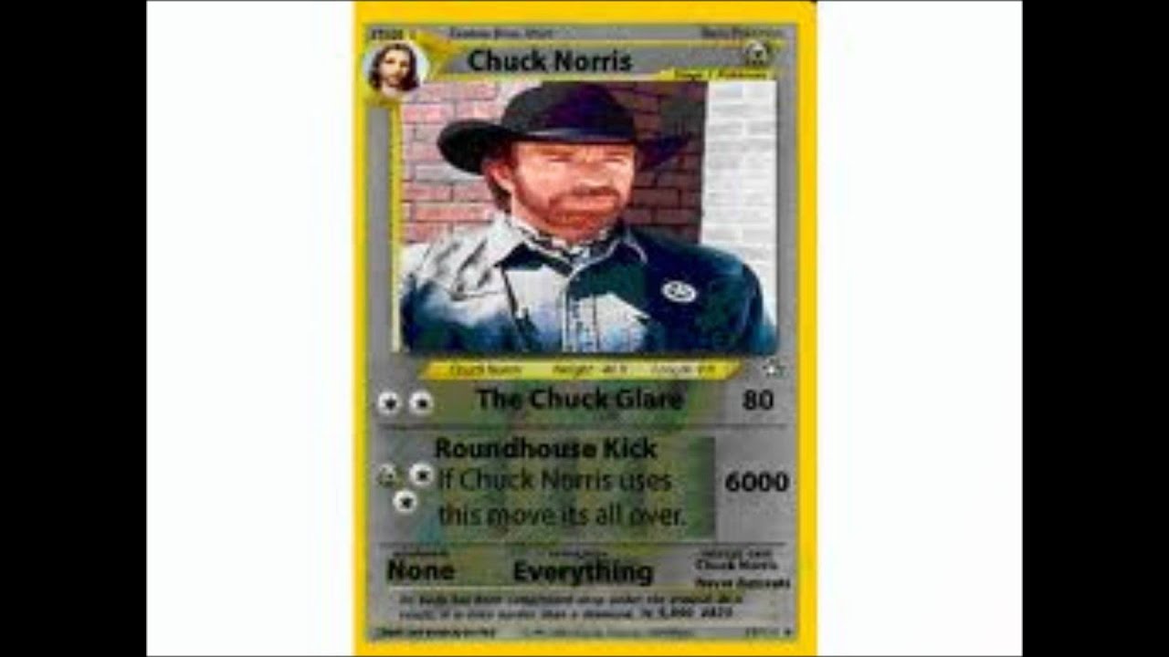Chuck Norris Pokemon Card
