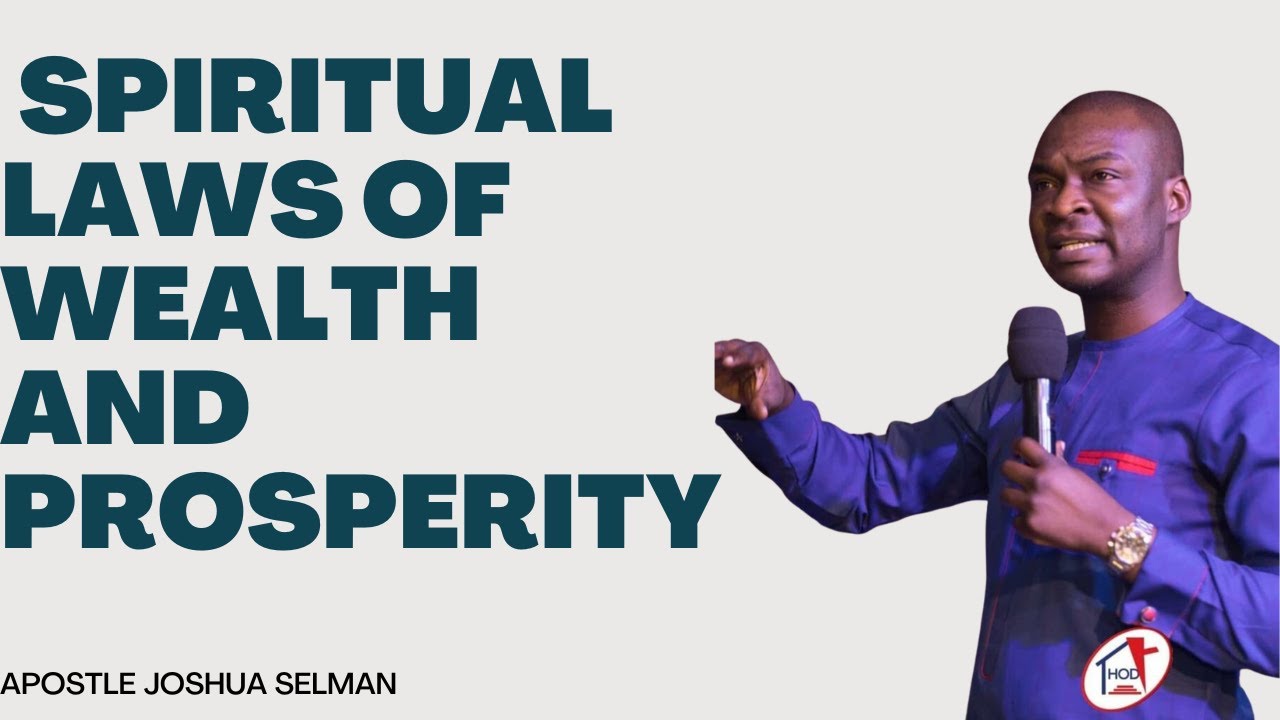 "The Ultimate Spiritual Laws of Wealth and Prosperity : Apostle Joshua ...