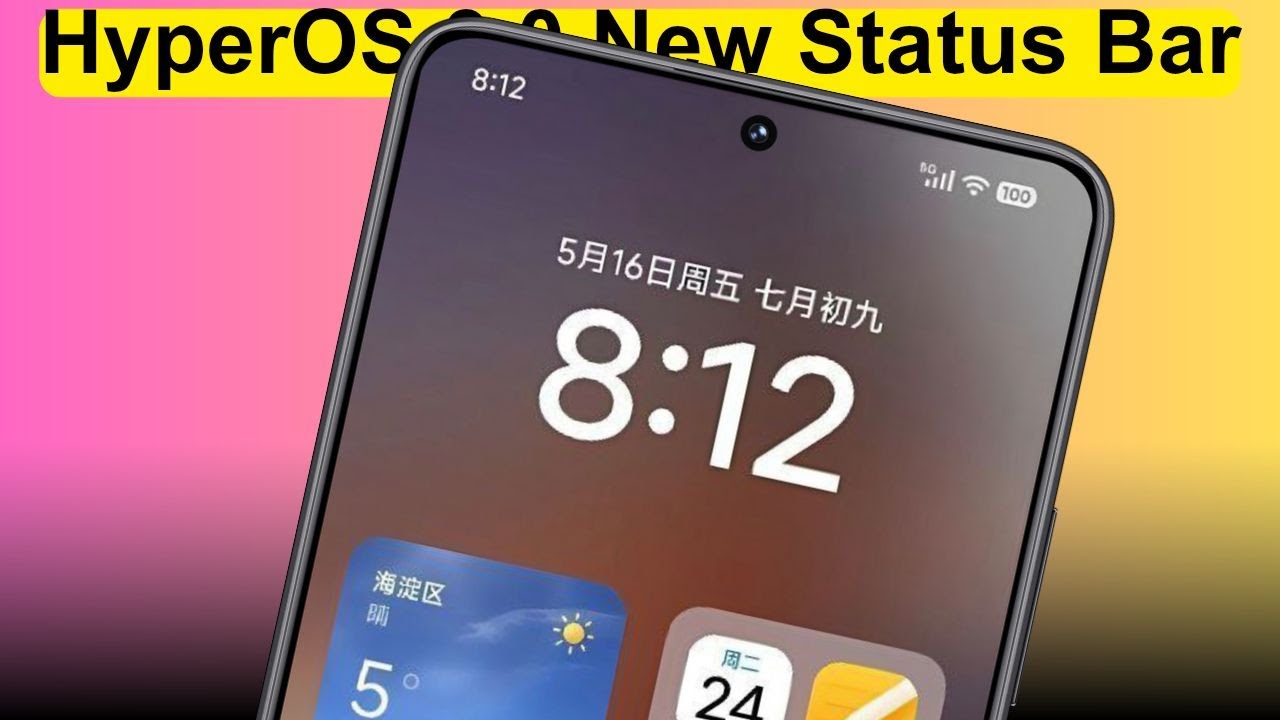 HyperOS 3 New Status Bar and Icons Revealed 🔥 - YouTube