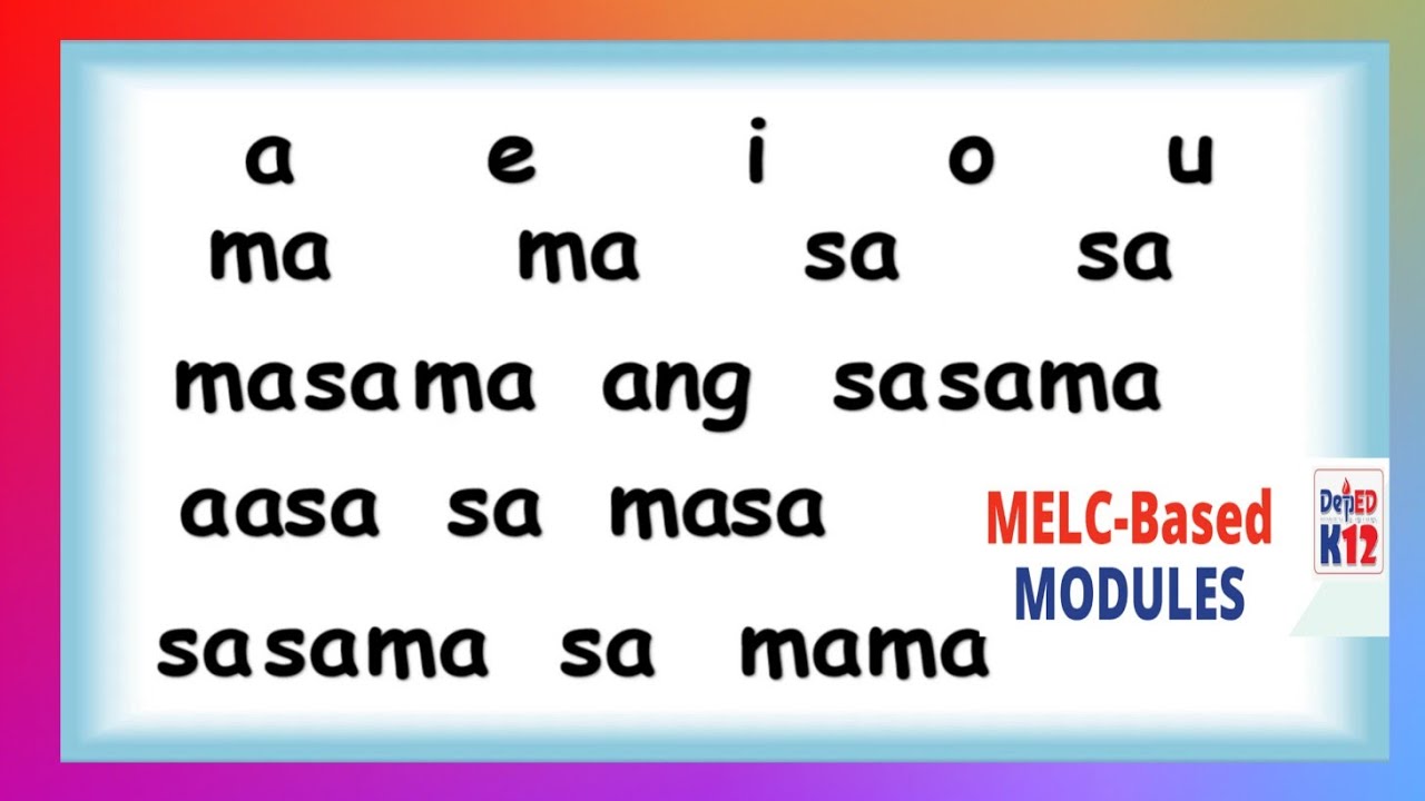 Letrang Mm at Ss | Hakbang sa Pagbasa | Paano turuan magbasa ang mga ...