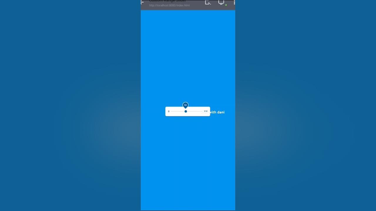 Range Silder Using Html Css And Javascript With Source Code Responsive