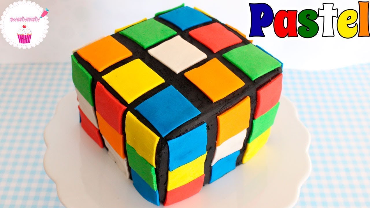 PASTEL DE RUBIK Fácil y Delicioso 💖 Postres de Vane - YouTube