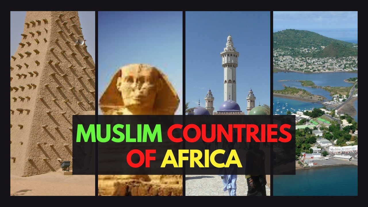 Muslim Countries In Africa | Islamic States In Africa | Political Map ...