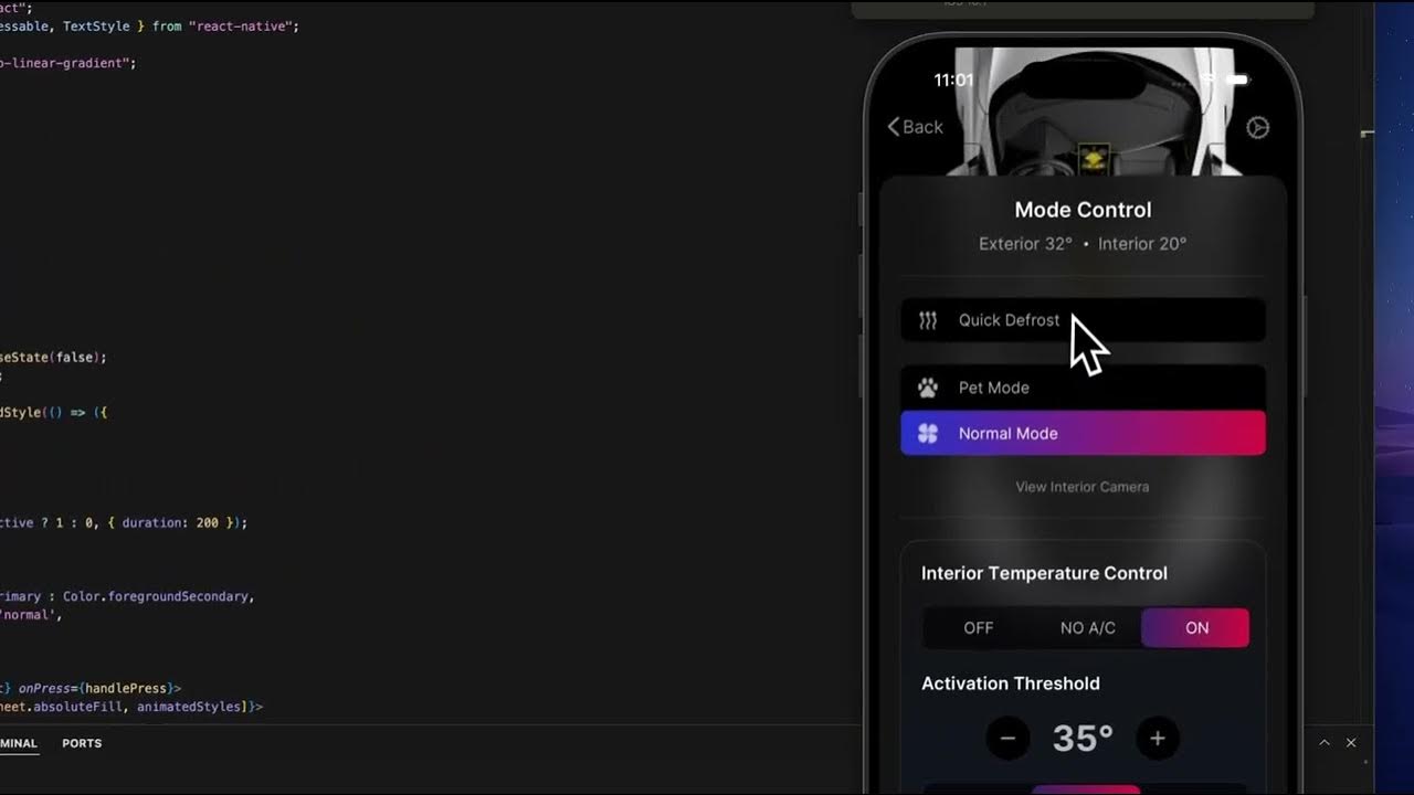 [React Native] 20 How to Develop a Toggleable Defrost Component with Animation - YouTube